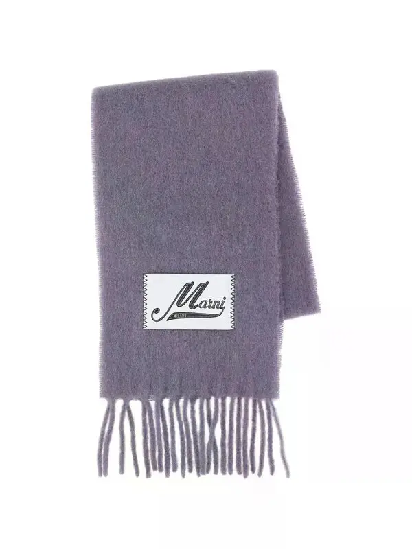 Marni Brushed Fringed Scarf