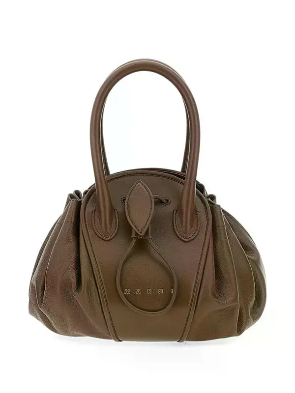Marni Leather Handbag - Brown