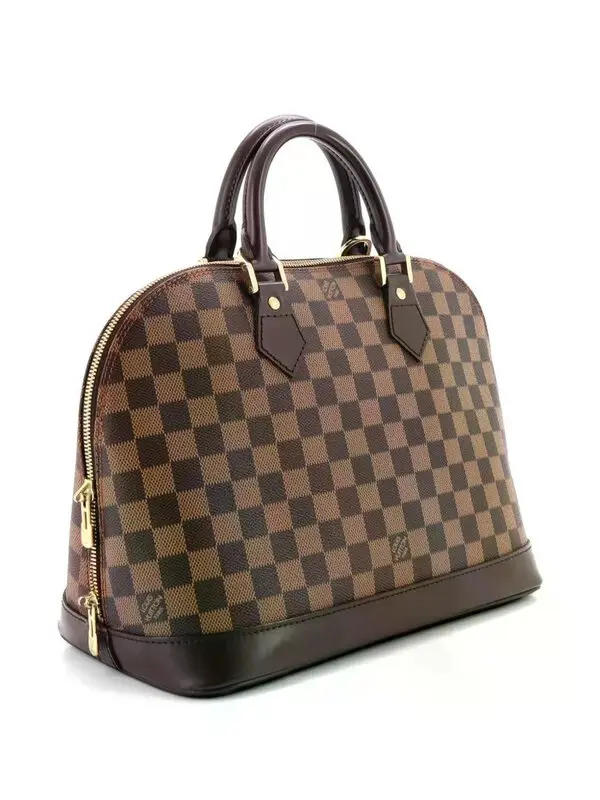 LOUIS VUITTON Vintage Alma Handbag Damier Pm Satchel