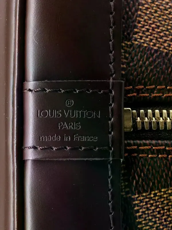LOUIS VUITTON Vintage Alma Handbag Damier Pm Satchel