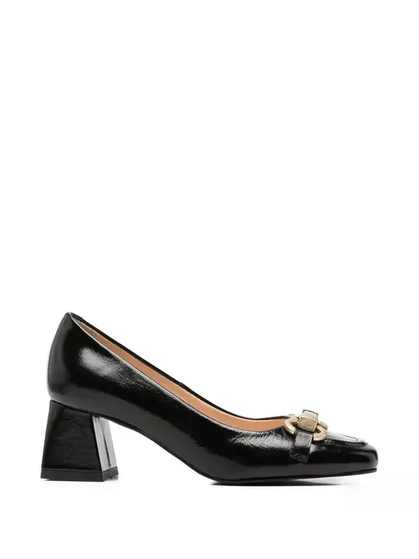 SERGIO MORETTI FIRENZE Horsebit Square-toe Pumps