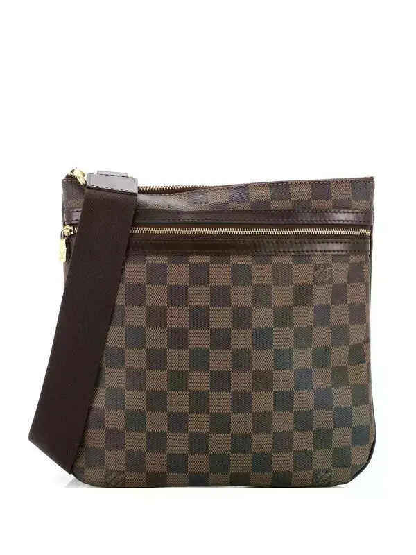 LOUIS VUITTON Bosphore Pochette Damier Crossbody Bag - Brown