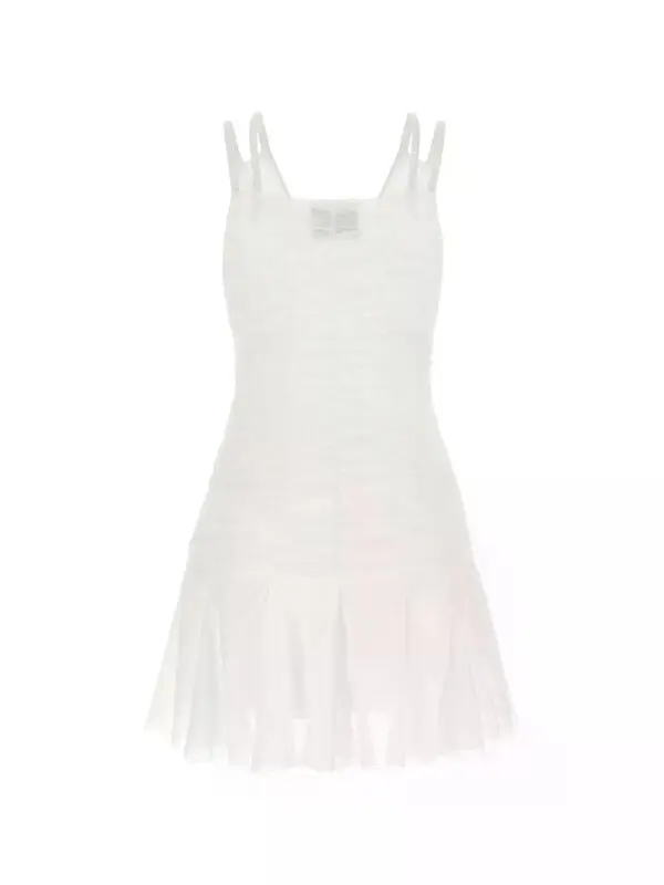 GIOVANNI BEDIN Smock-effect Pleated Mini Dress