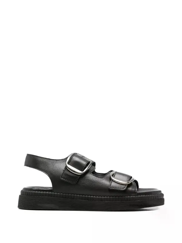 SERGIO MORETTI FIRENZE Slingback Sandals - Black
