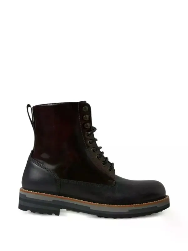 Dolce & Gabbana Lace-up Leather Boots