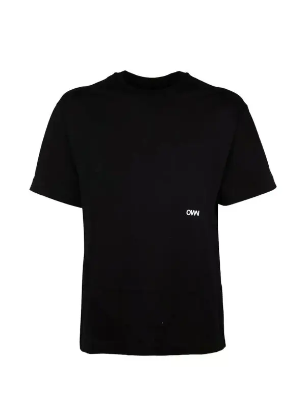OWN Logo-detail Short-sleeve T-shirt - Black