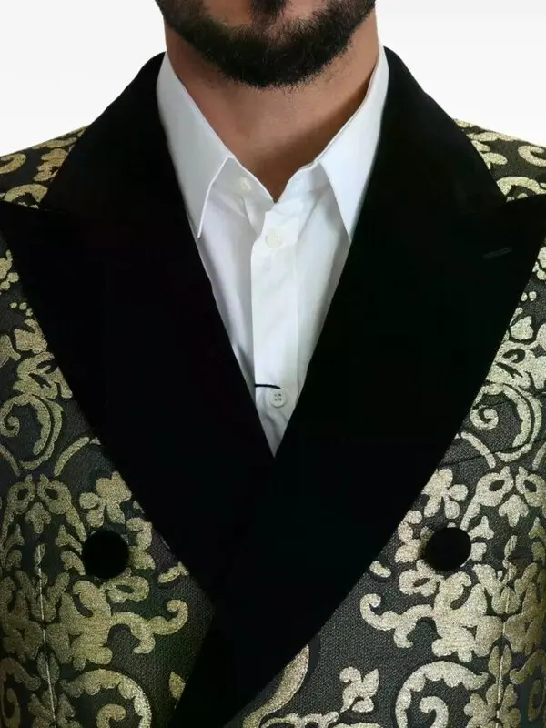Dolce & Gabbana Sicilia Baroque Brocade Coat