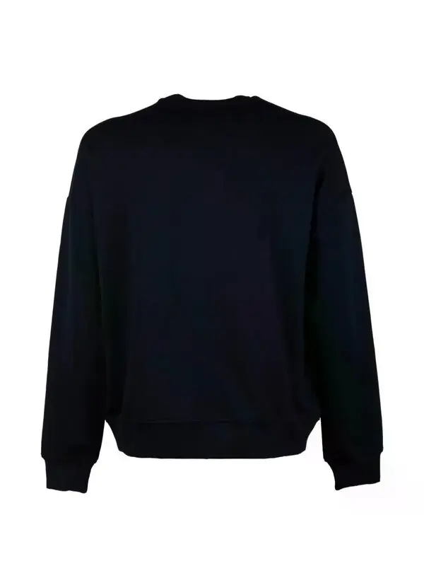 OWN Logo Embroidered Dropped-shoulder Sweater