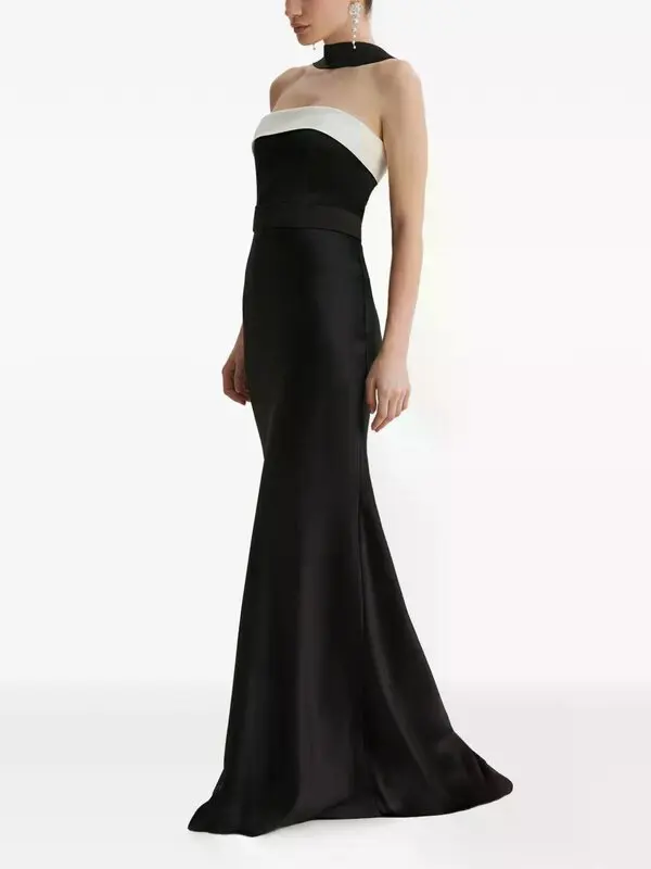 FRAMBOISE Hilary Strapless Maxi Dress