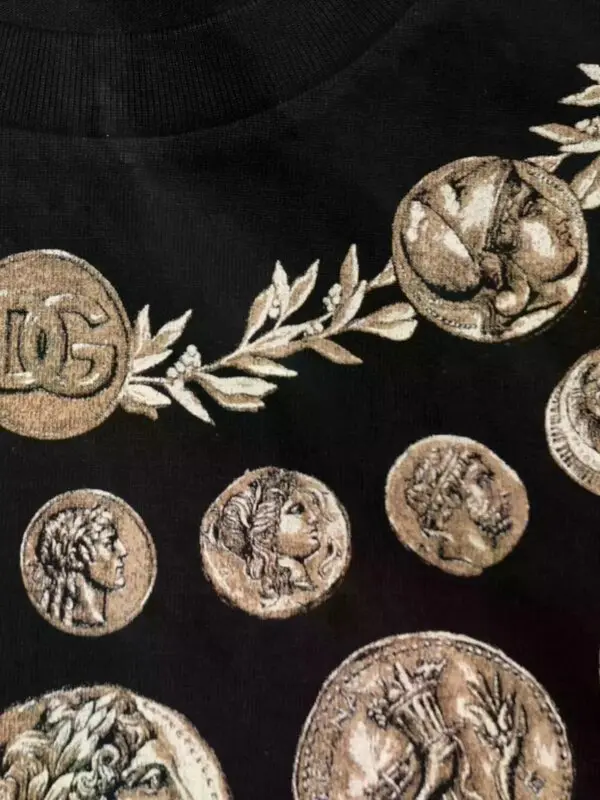 Dolce & Gabbana Coin-print Cotton T-shirt