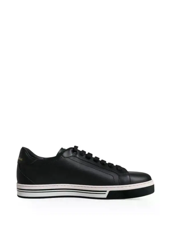 Dolce & Gabbana Logo-patch Leather Sneakers