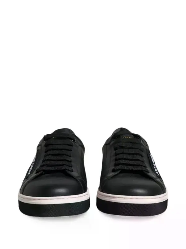 Dolce & Gabbana Logo-patch Leather Sneakers