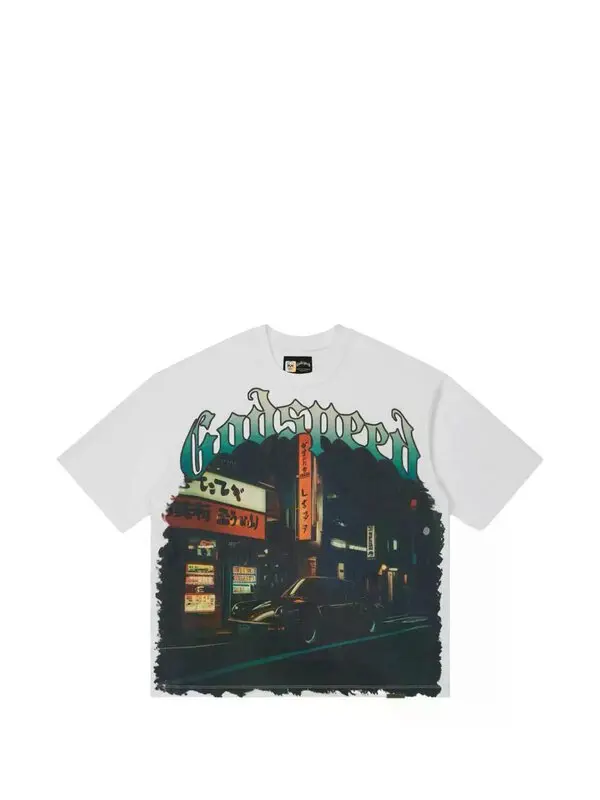 GODSPEED Tokyo Pit Stop T-shirt - White