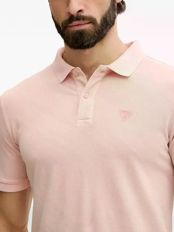 Guess Logo-patch Polo Shirt