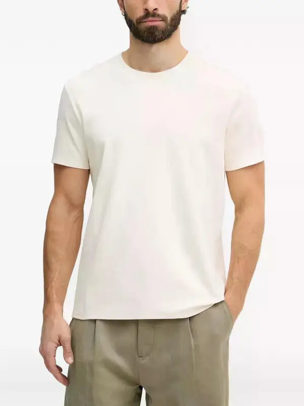 Guess Logo-embossed T-shirt - Neutrals