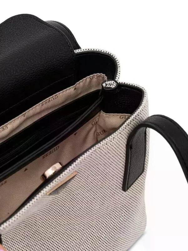 Guess Logo Plaque Shoulder Bag