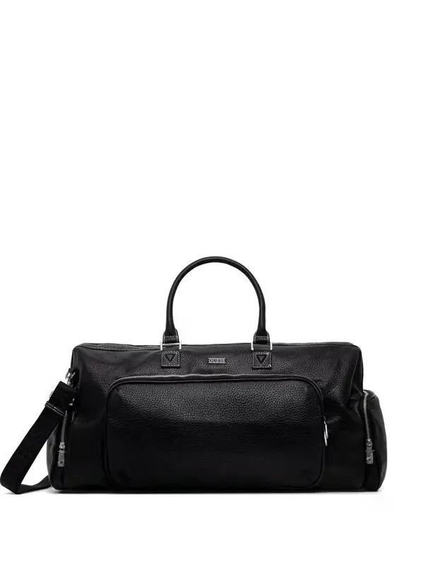 Guess Boston Logo-lettering Duffle Bag - Black