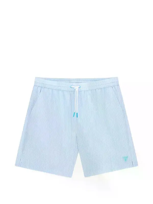 Guess Mid-rise Swim Shorts - Blue
