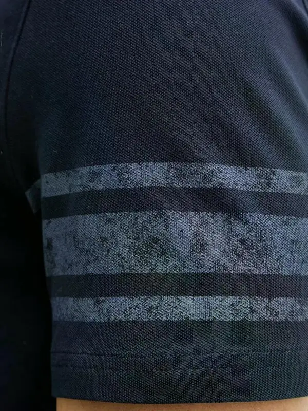 Guess Stripe-detail Polo Shirt