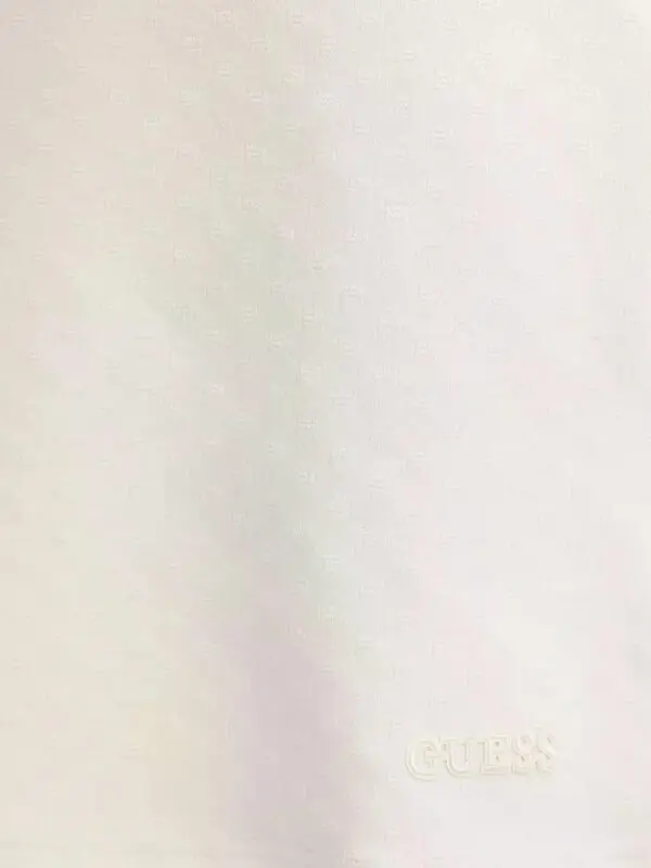 Guess Contrast-trim Logo-jacquard Mini Dress