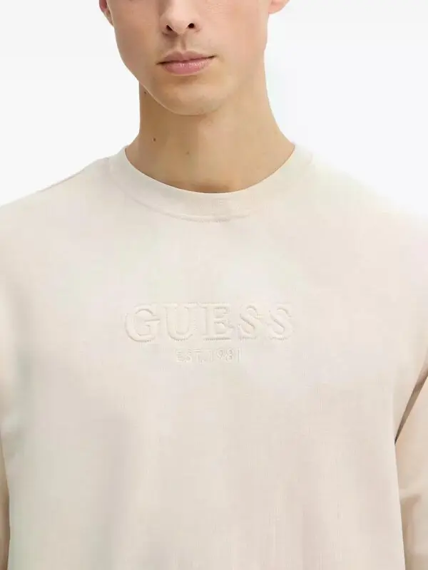 Guess Logo Embroidered Sweatshirt