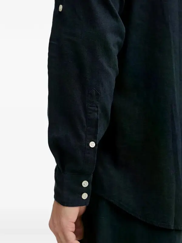 Guess Logo-patch Button-down Shirt