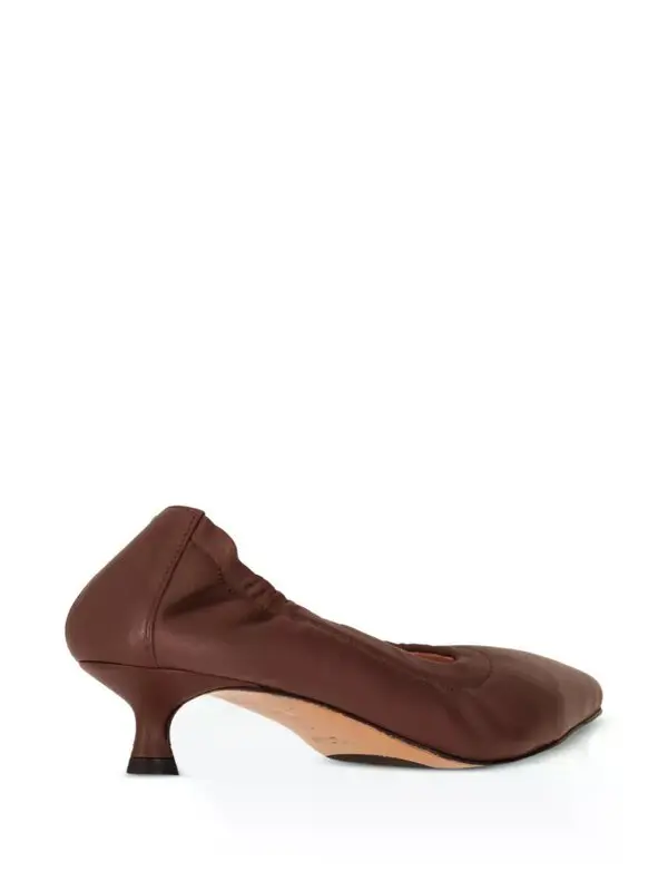 LA ROSE Elasticated Nappa Leather Pumps