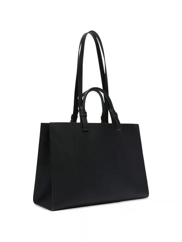 Furla Deva Logo Lettering Tote Bag - Black