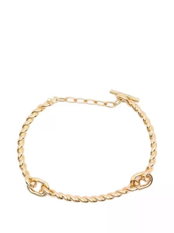FERRAGAMO Gancini Twisted-link Bracelet - Gold
