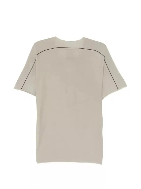 LABEL UNDER CONSTRUCTION Short-sleeved Cotton Sweater