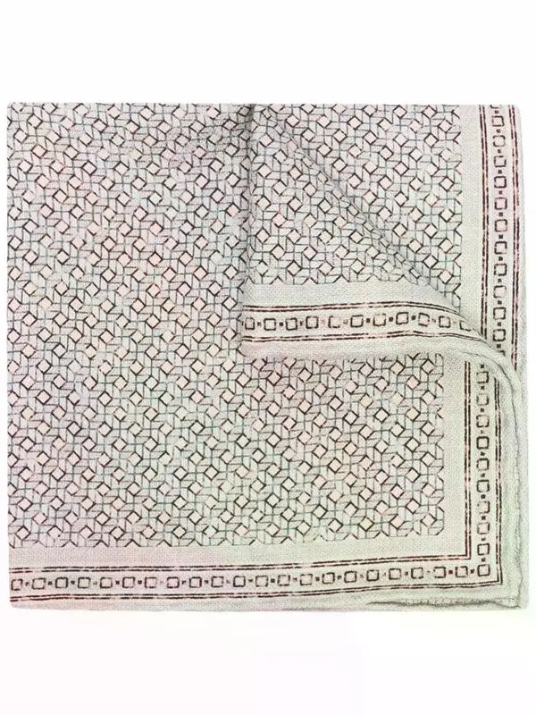Brunello Cucinelli All-over Graphic-print Scarf