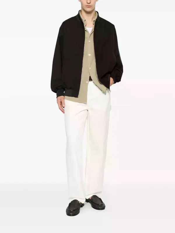 BE ABLE Zip-up Bomber Jacket - Brown
