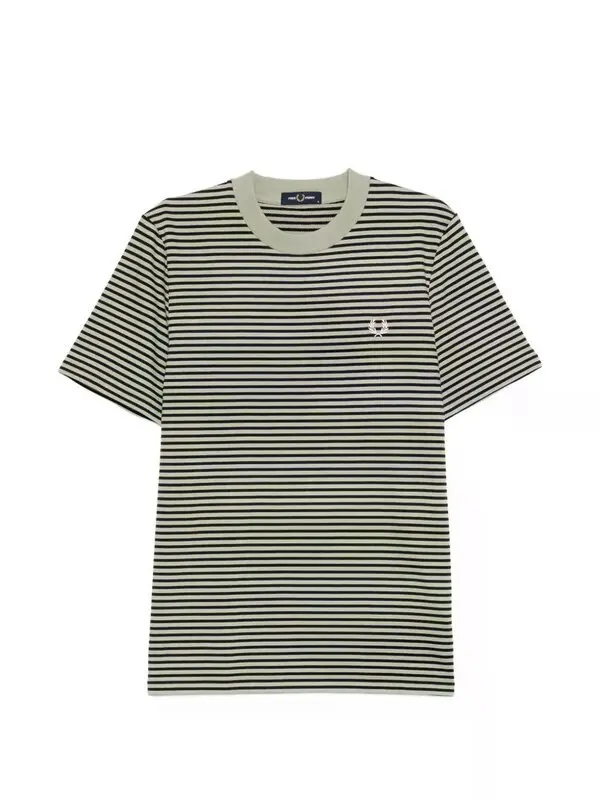 Fred Perry Striped Laurel Wreath T-shirt