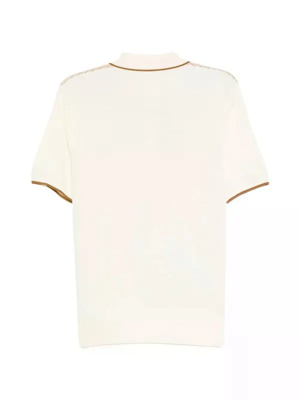 Fred Perry Laurel Wreath Textured-knit Polo Shirt