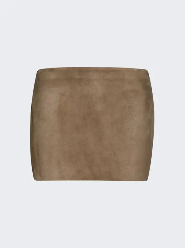 Khaite Jett Skirt - Khaki