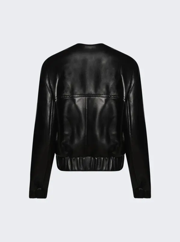 Khaite Leather Zip-up Jacket