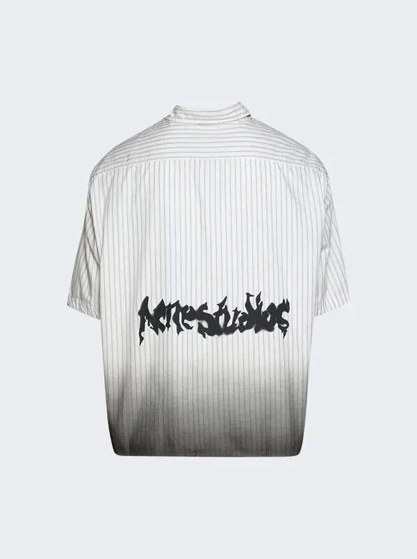 Acne Studios Dip-dyed Button Up Shirt And Brown