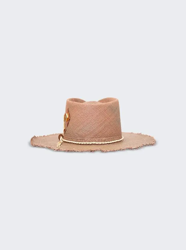 Nick Fouquet Tri-sonata Straw Hat - Tan