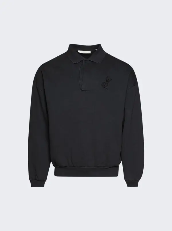 Fear Of God Classic Polo Sweater Vintage - Black