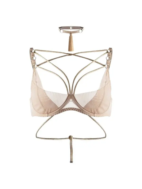 ZHILYOVA Neutrals Kasumi Bra - Beige