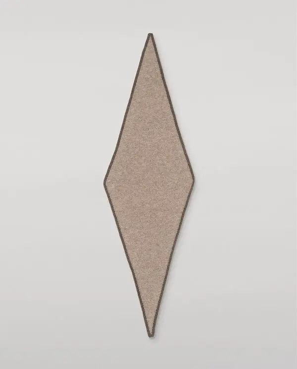 Johnstons Of Elgin Anya Diamond Cashmere Necktie - Brown