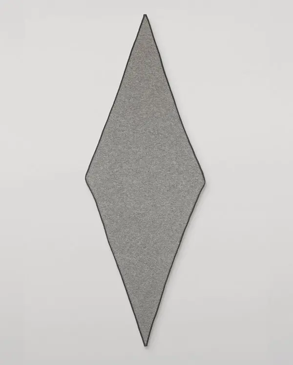 Johnstons Of Elgin Ethel Cashmere Diamond Scarf - Grey