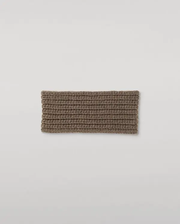 Johnstons Of Elgin Whittle Cashmere Headband - Brown