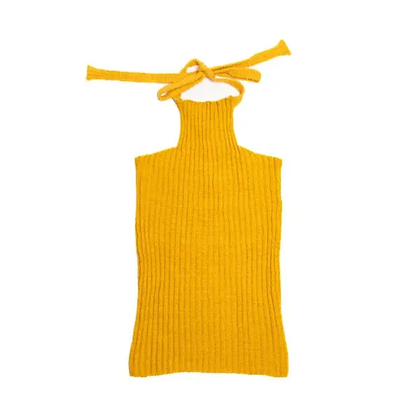 ELLS Name Ribbed Halter Top