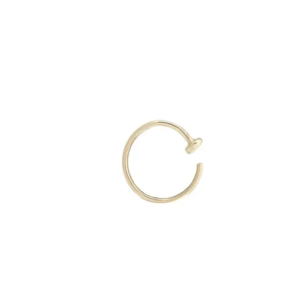 ZOHREH Solid 9k Mini Nose Ring - Gold