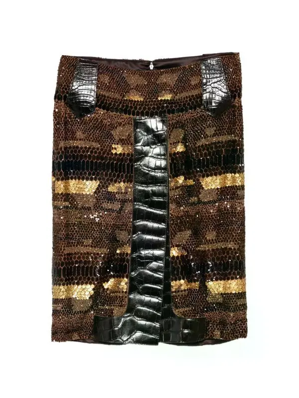 Dolce & Gabbana Sequined Midi Skirt