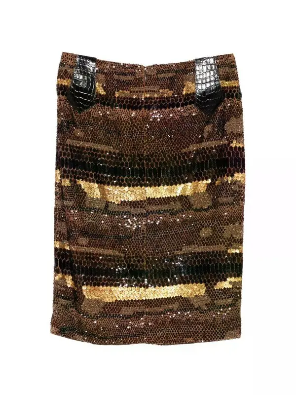 Dolce & Gabbana Sequined Midi Skirt