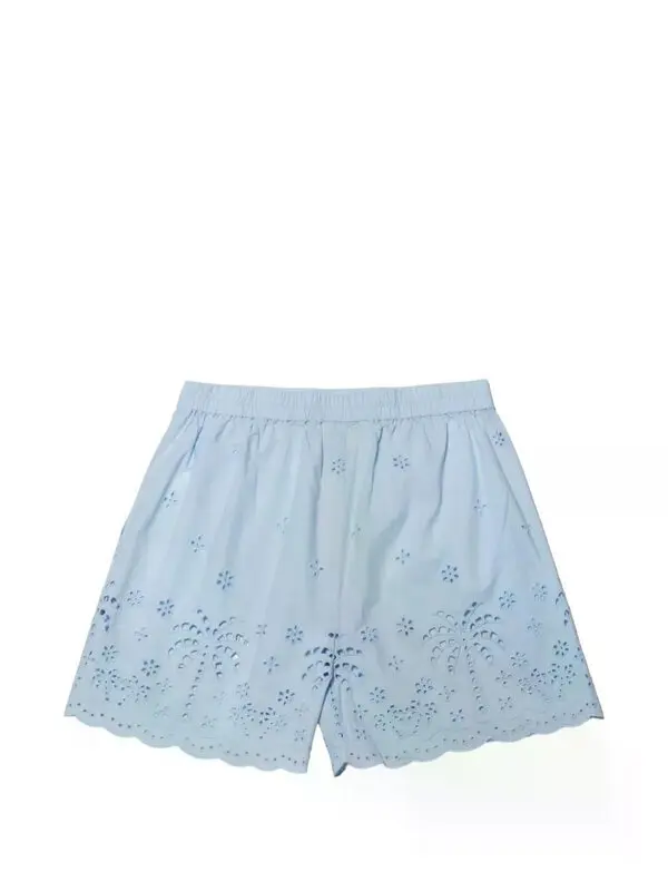 MC2 SAINT BARTH Broderie Anglaise Shorts