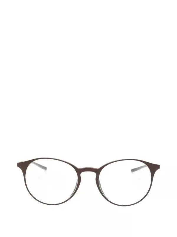 YOU MAWO Sajama Air Round Frame Glasses - Brown