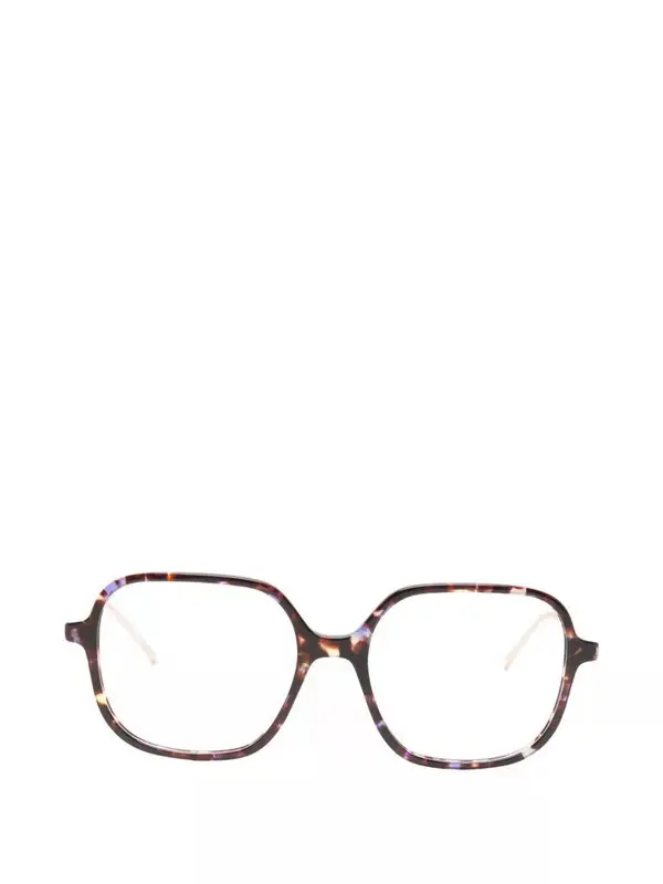 Zadig&Voltaire Tortoiseshell-effect Square-frame Eyeglasses - Brown